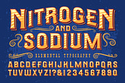Nitrogen & Sodium Display Alphabet, an Icon by Mysterylab Designs