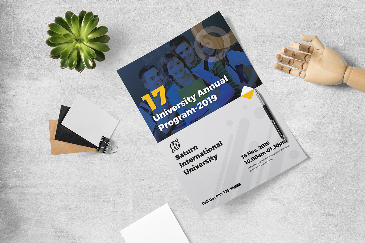 University Flyer, a Flyer Template by Orcshape Studio