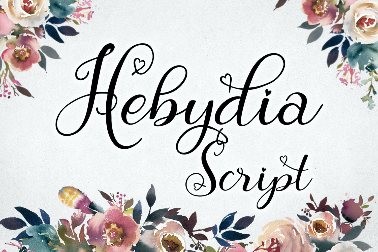 Hebydia, a Script Font by Digital Typeface Studio