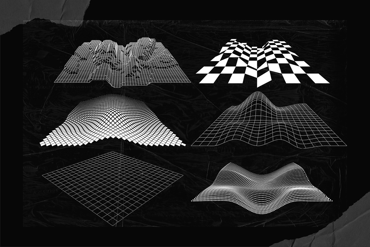 125+ Abstract Futuristic Shapes, an Illustration by AndrewPixel