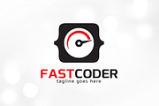 Fast Coder Logo Template, a Branding & Logo Template by gunaonedesign