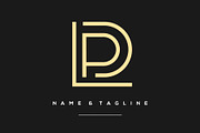 Monogram icon logo LPD or DPL, a Branding & Logo Template by idesign_4u