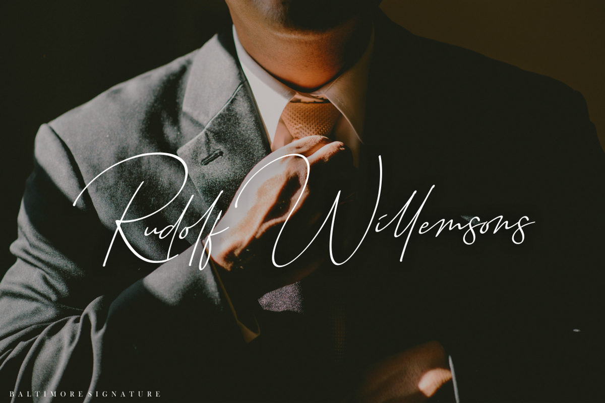 Baltimore - 4 Font Family, a Script Font by Sronstudio | Creative Market