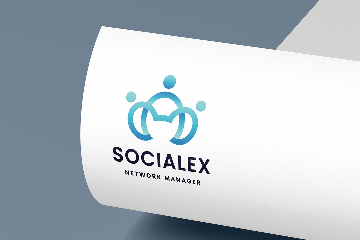 Socialex Network Manager Logo, a Branding & Logo Template by Design ...