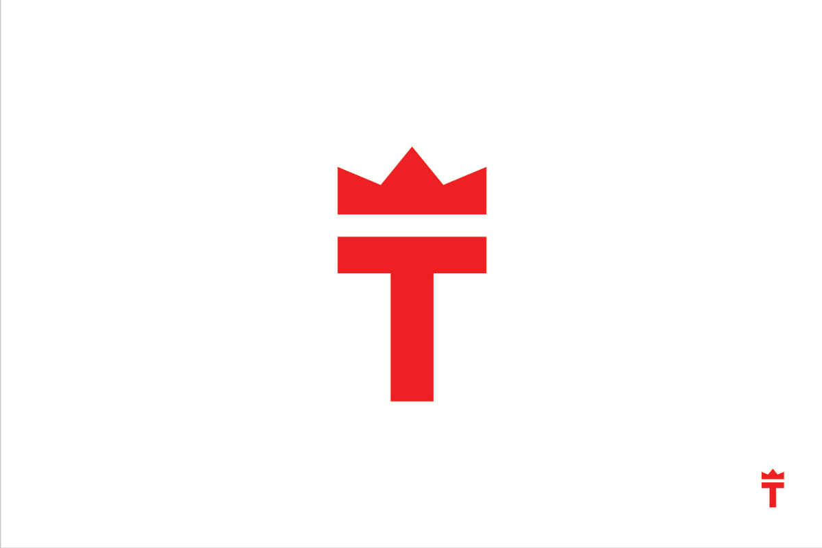 T crown logo., a Branding & Logo Template by Anton Akhmatov