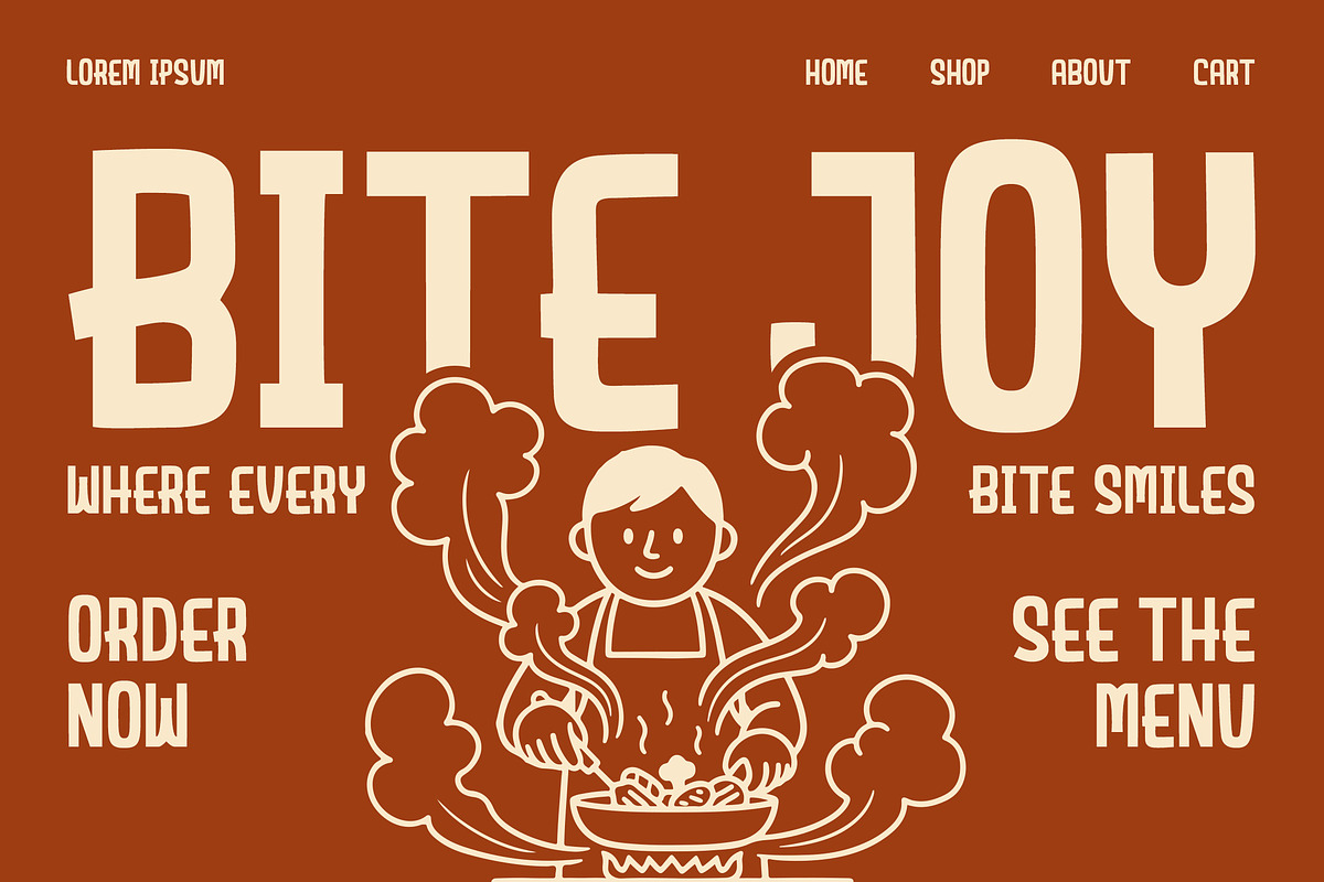 Saltero – Bold Display Font