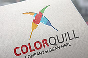 Color Quill Logo, a Branding & Logo Template by Josuf Media