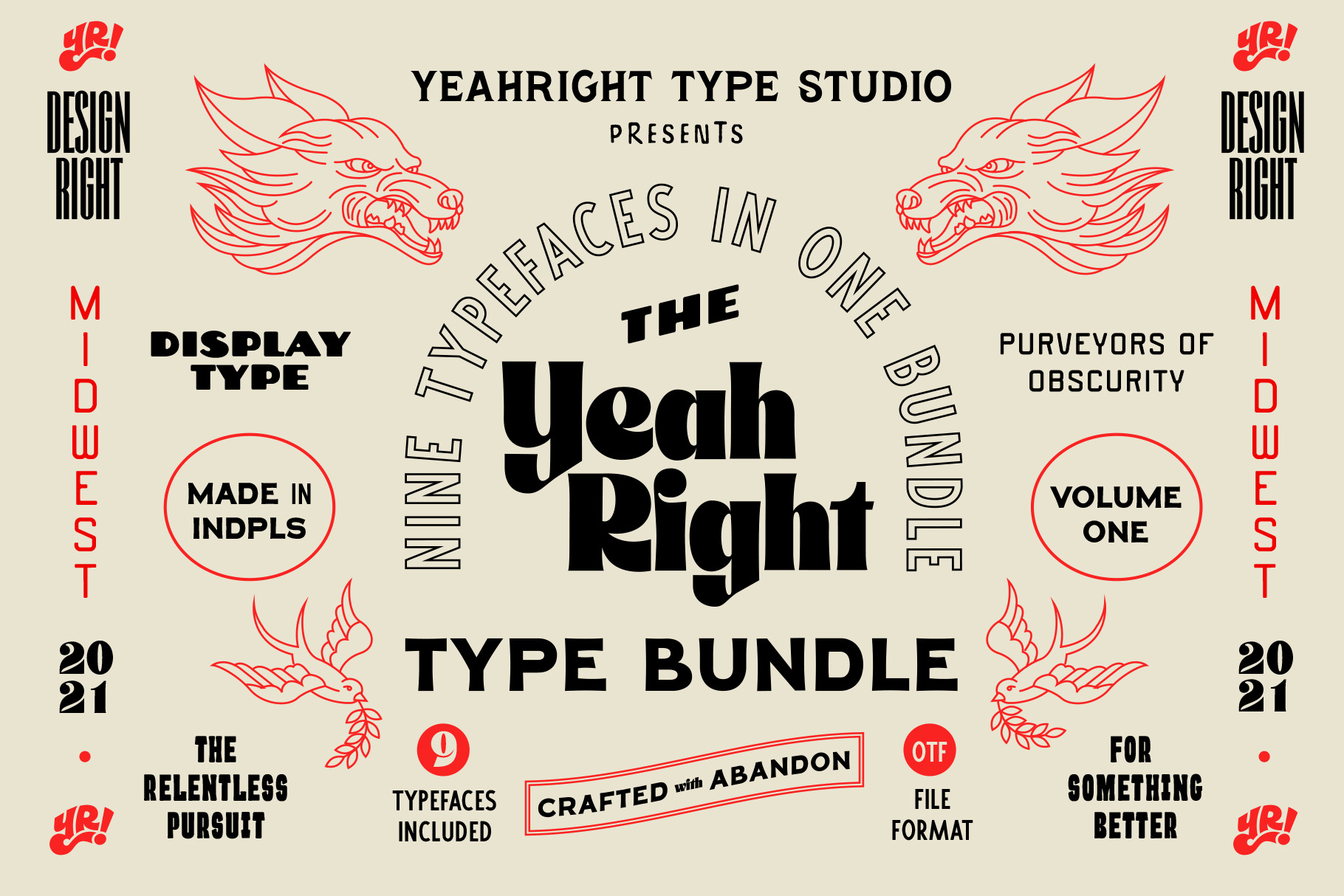 The Yeahright Type Bundle Vol. 1