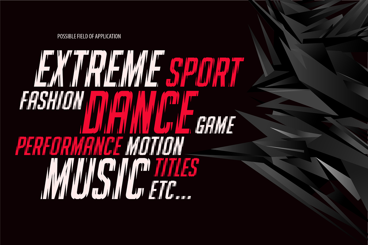 PREDATOR Typeface, a Font by andddzor