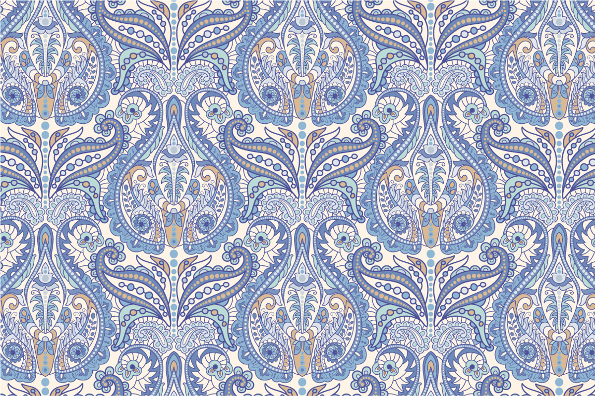 10 Vintage Paisley Patterns, a Pattern Graphic by Sunny_Lion