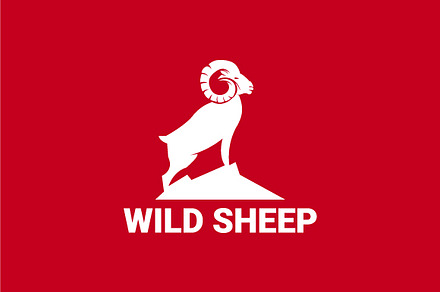 wild sheep logo, a Branding & Logo Template by Ben Naveed