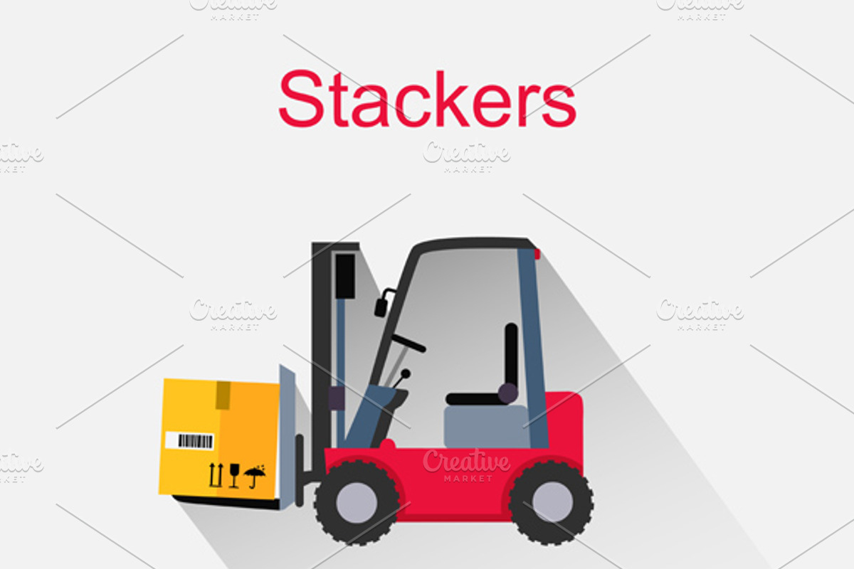 Stackers Icon Design Style Flat, an Object Graphic by robuart ...