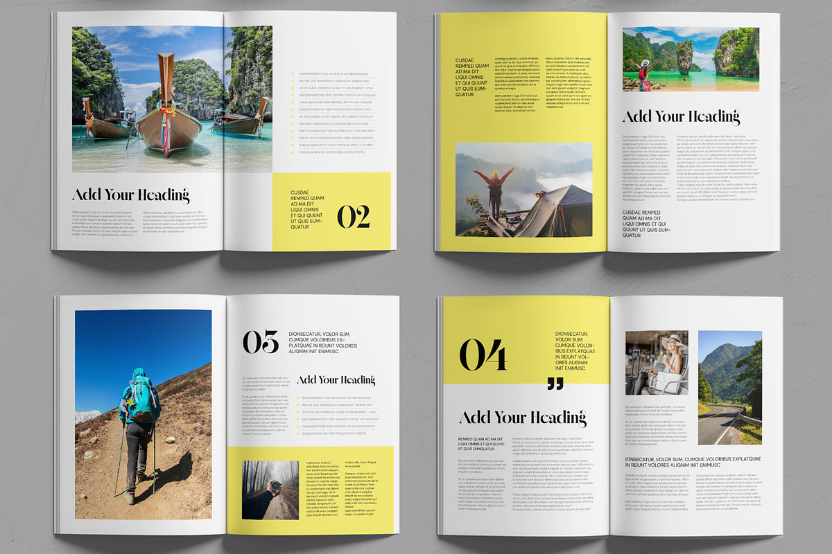 Modern Portfolio Magazine Template