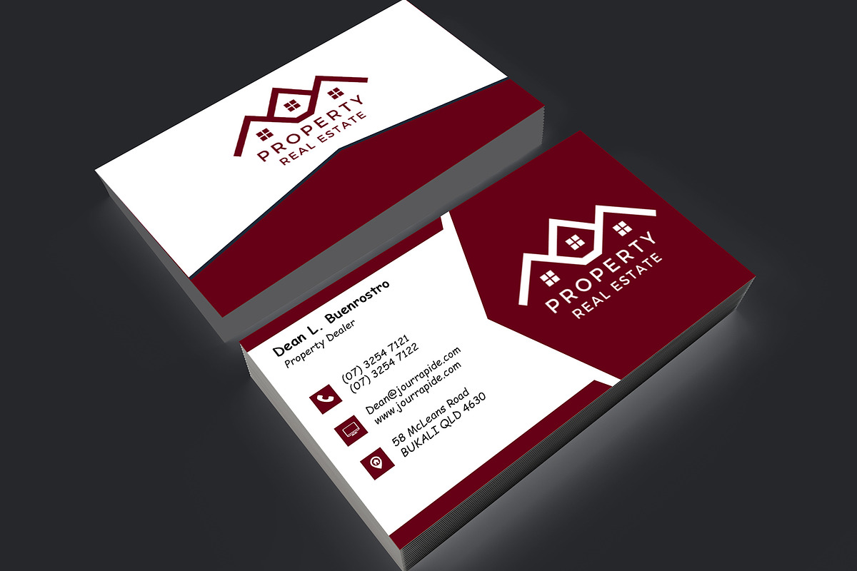 Premium Clean Minimal Double-Sided Business Card PSD