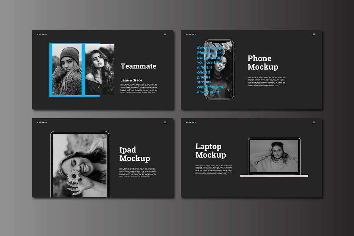 Frontal Presentation Template, a Presentation Template by Yo Slide ...