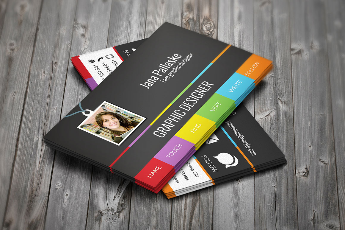 Personal Business Card, a Business Card Template by Brandmax.pro