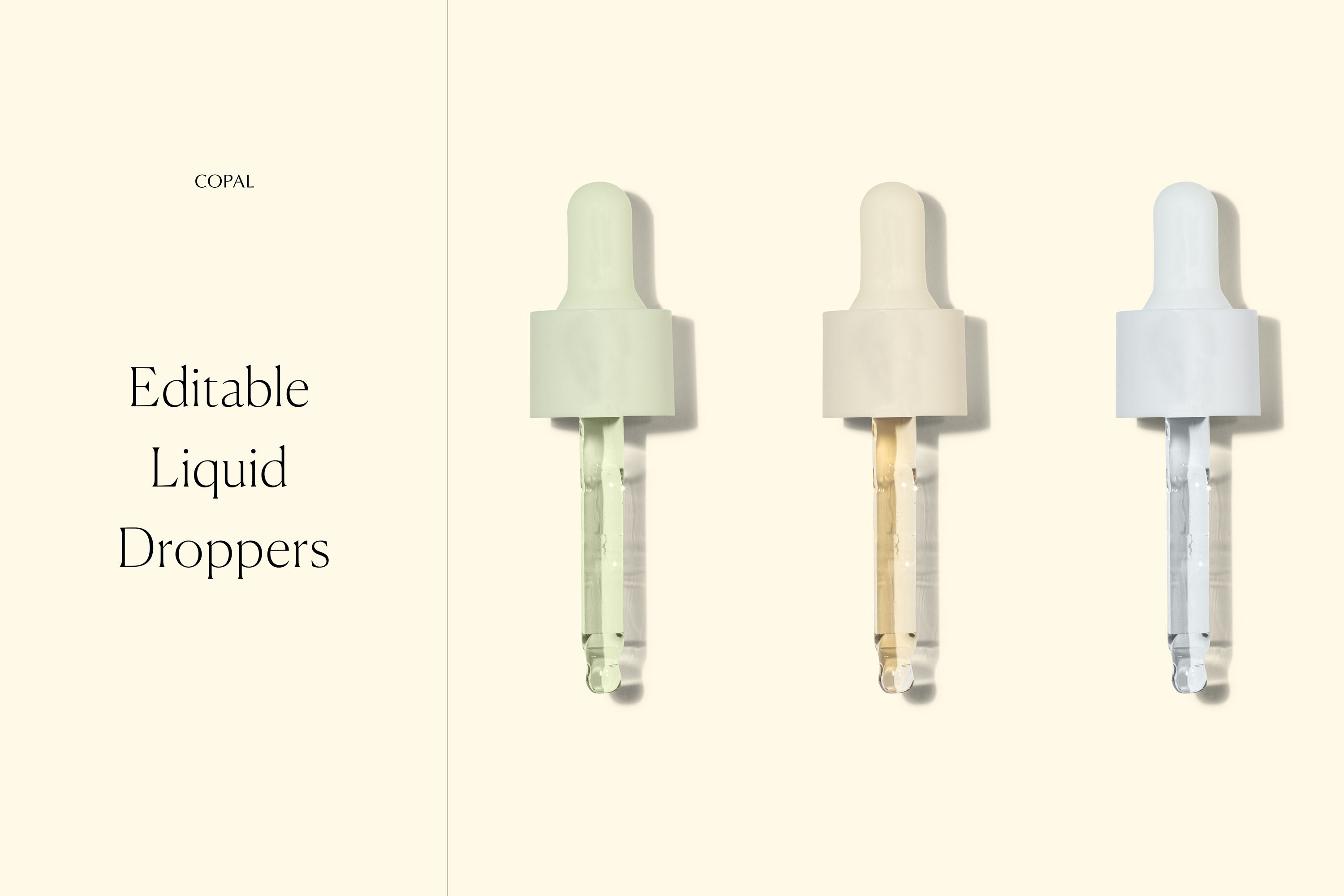Editable Liquid Droppers, an Object Graphic by Copal