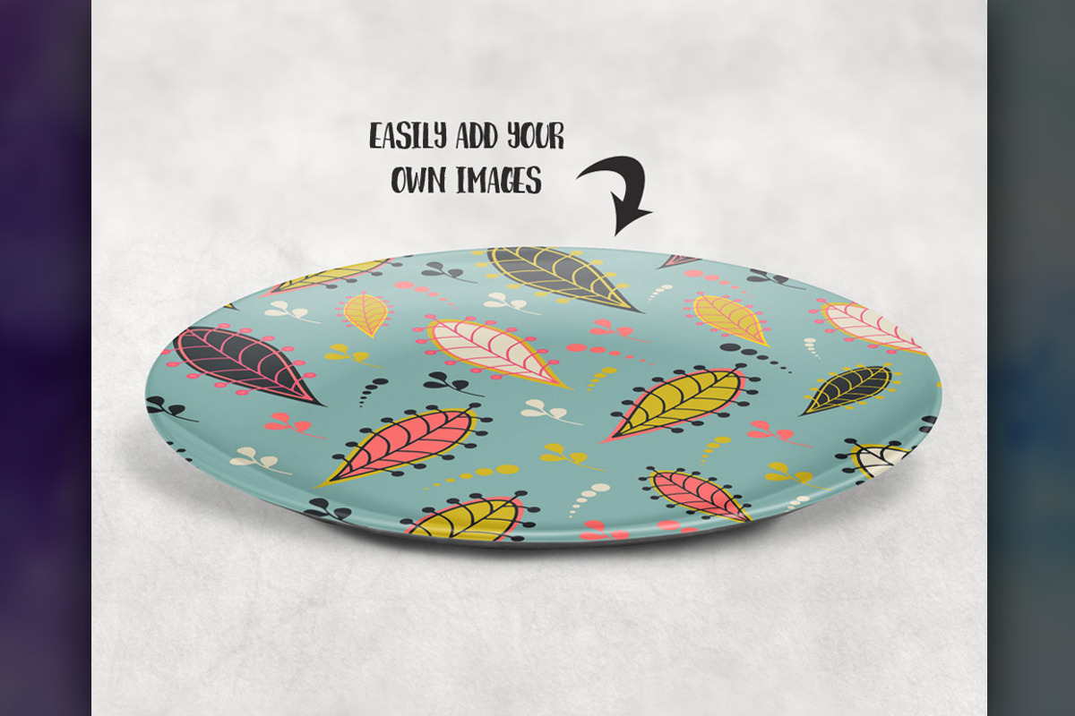 Plastic Plate Mockup, a Product Mockup by StyledProductMockups