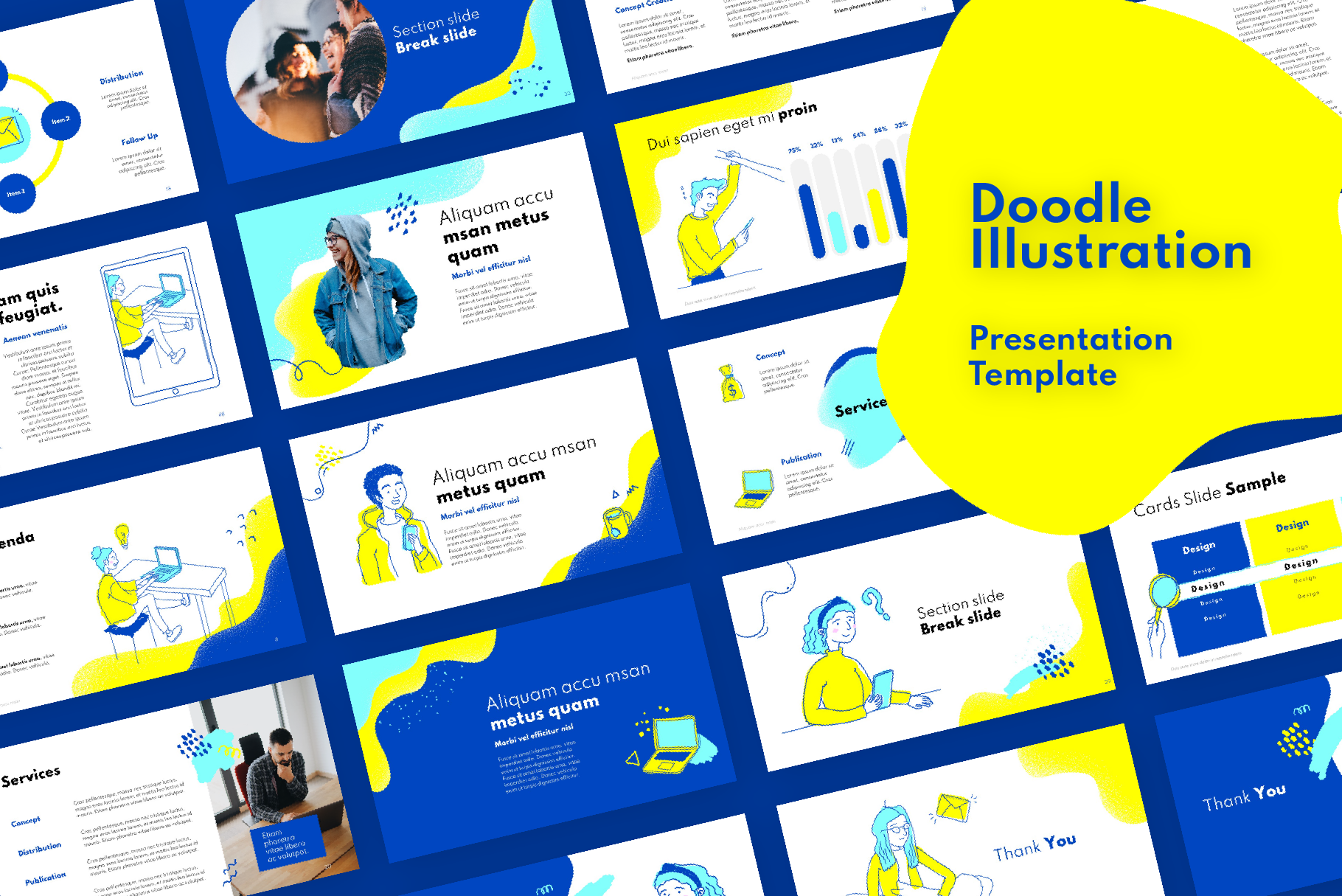 Doodle Illustration - Google Slides | Creative Market