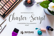 Chaster Script, a Script Font by Rhydan Studio
