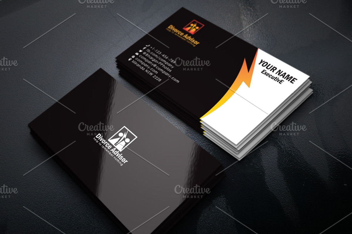 Relationship Business Card Template, a Business Card Template by shujaktk