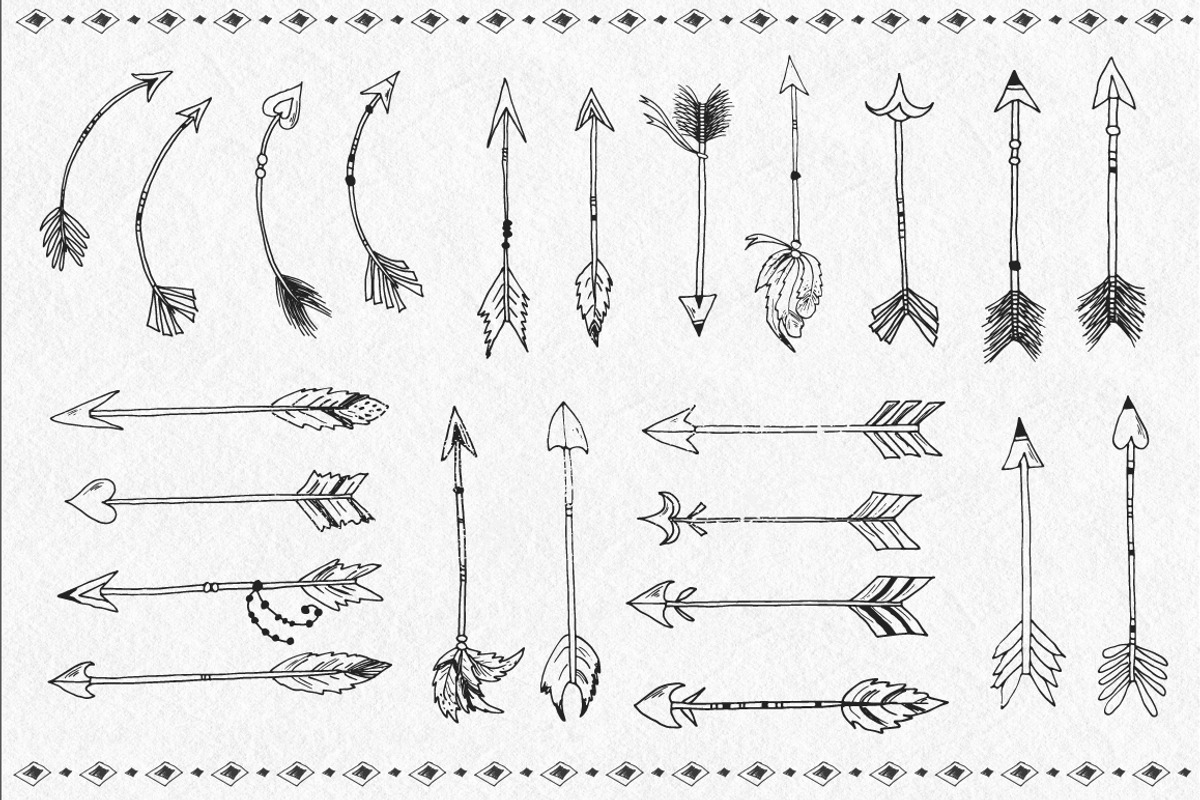 Vector Hand Sketched BUNDLE, a Decorative Illustration by LarysaZabrotskaya