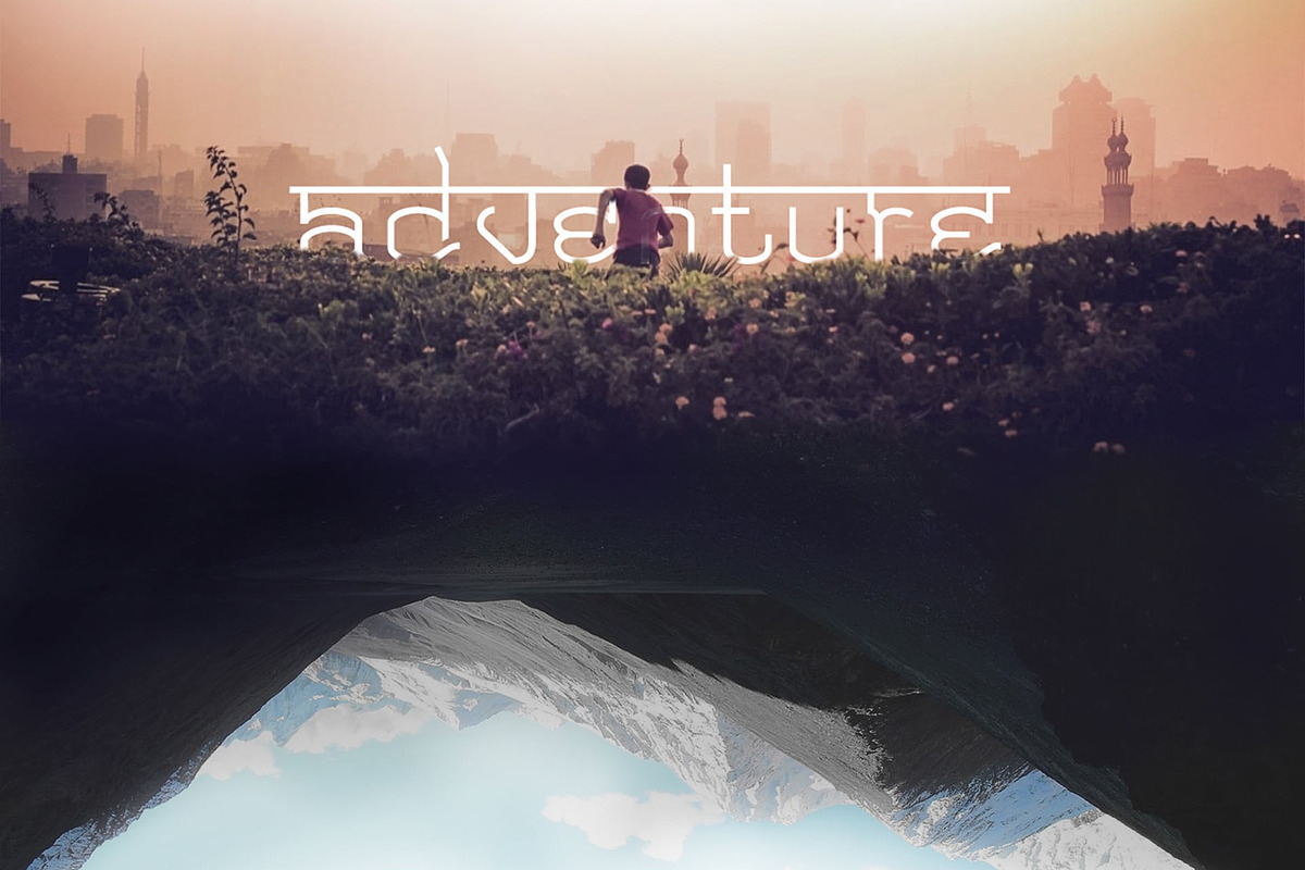 Yuga Sanskrit - English Font, a Handwritten Font by Aswin Menon