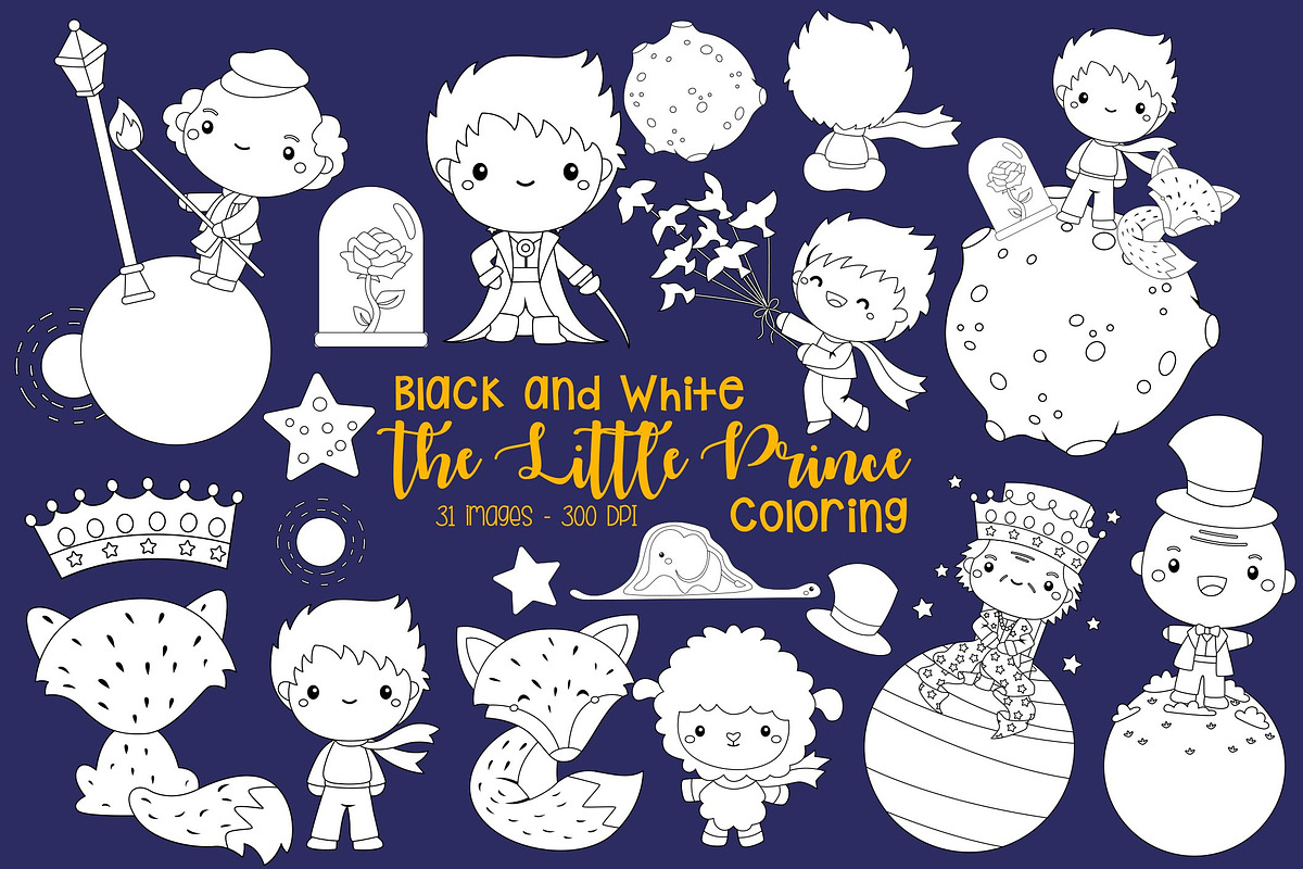 Coloring The Little Prince