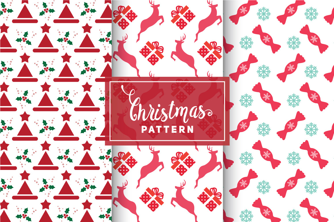 Christmas Vector Patterns #16, a Pattern Graphic by relineo.vectors