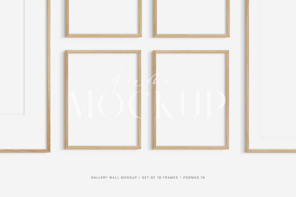 Gallery Wall Mockup | Frame Mockup Set of 10 Frames