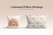 Pillow Animated Mockups, a Household Mockup by rebrandy