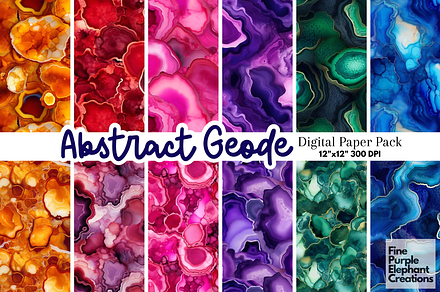 Colorful Leaves Digital Paper | Graphic Patterns ~ Creative Market