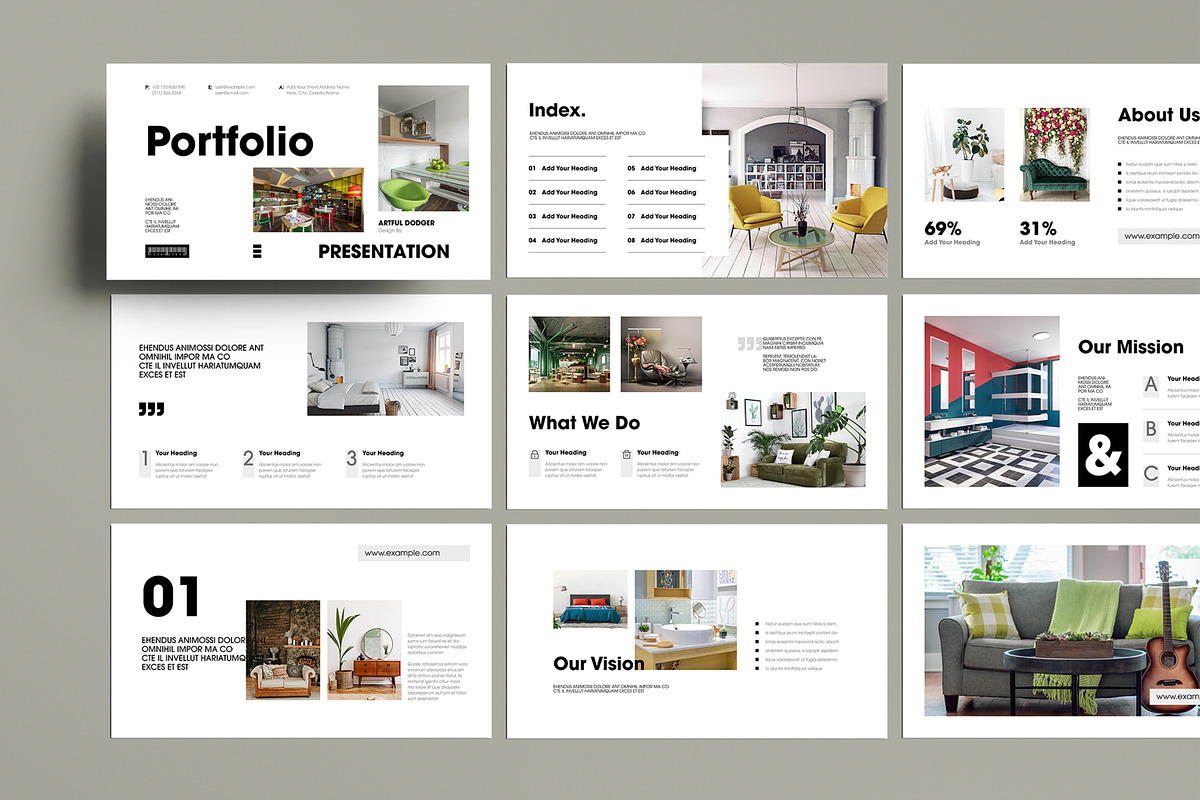 Interior Portfolio Presentation