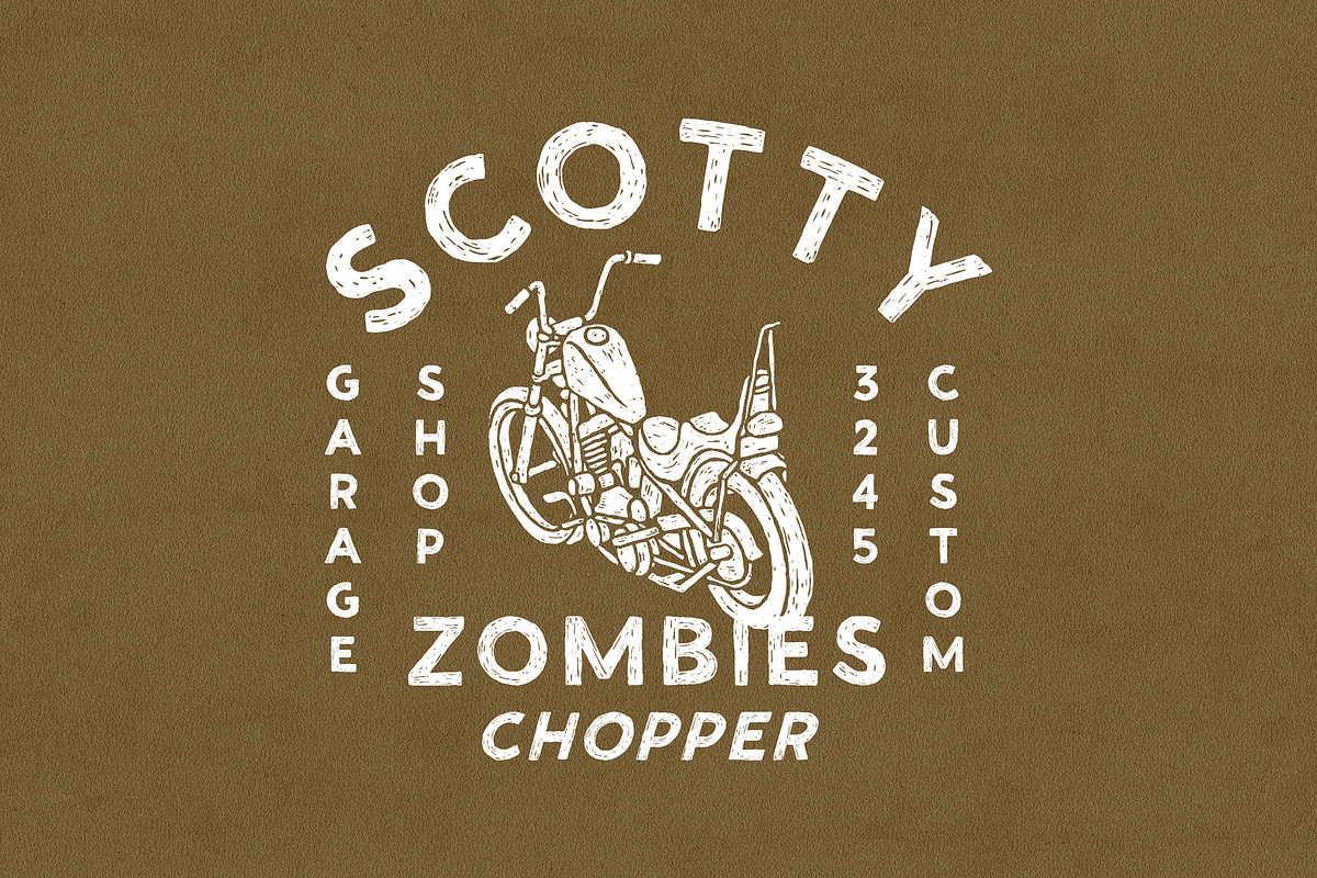 Elthon Typeface, a Sans Serif Font by Megflags