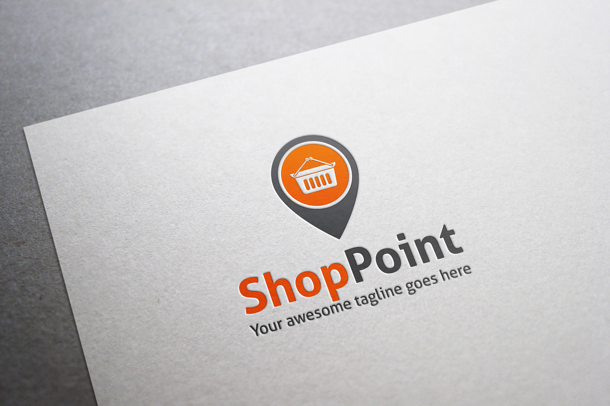 Shop Point Logo, a Branding & Logo Template by XpertgraphicD