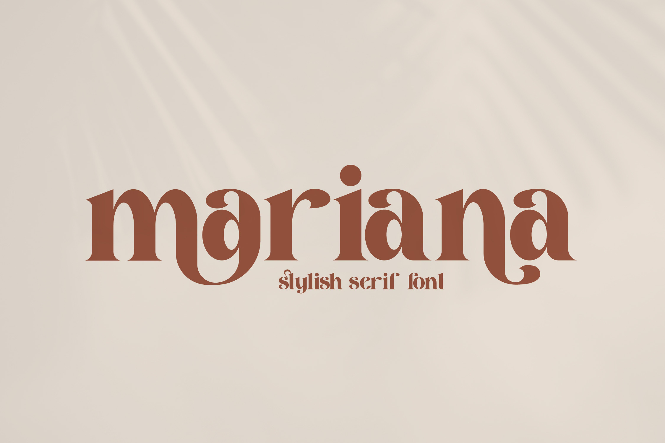 mariana modern & stylish serif font, a Serif Font by Storytype Studio