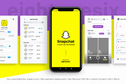 Snapchat Mockup, a Social Media Template by Designer Dude