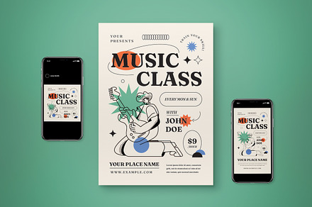 Live Music concept template design, a Flyer Template by Marish