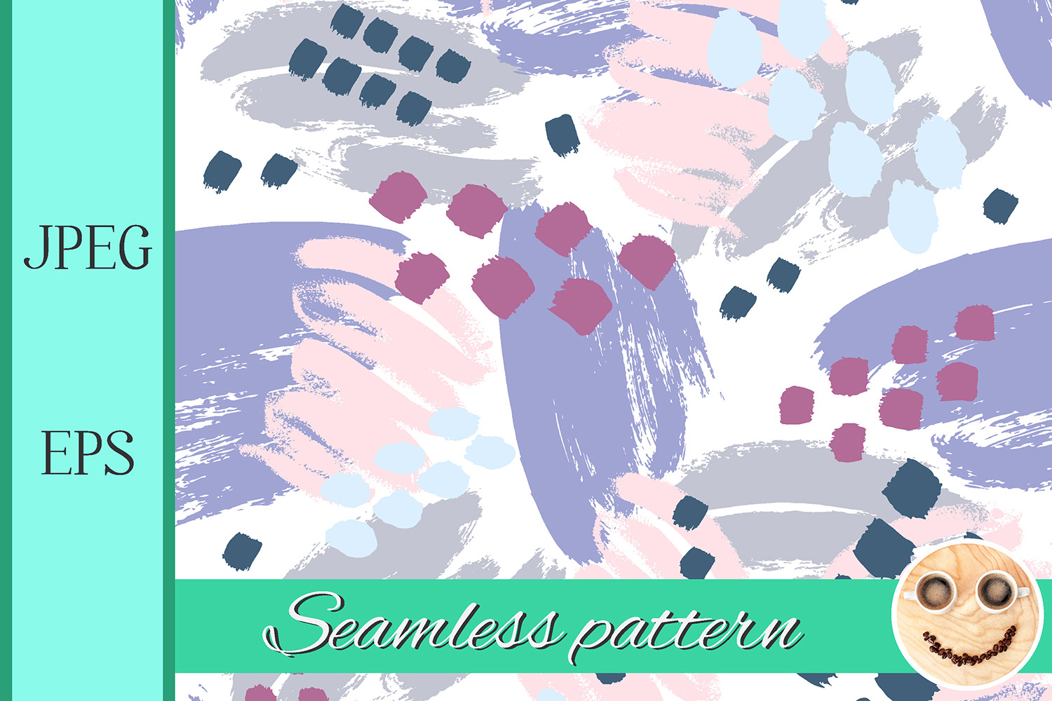 Purple pink paint lines pattern., a Pattern Graphic by TasiPas