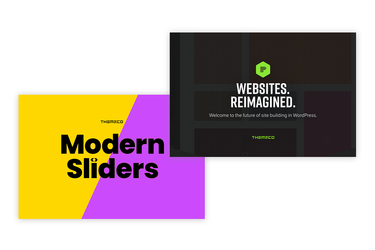 Modern Sliders + Pro Bundle by Themeco