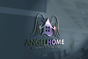 Angel Home Logo, a Branding & Logo Template by Creative Dezing
