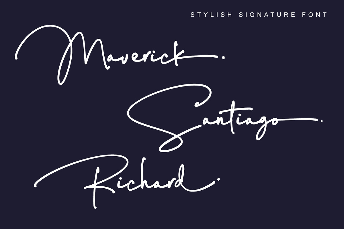 Austin - Stylish Signature Font, a Script Font by alphArtype