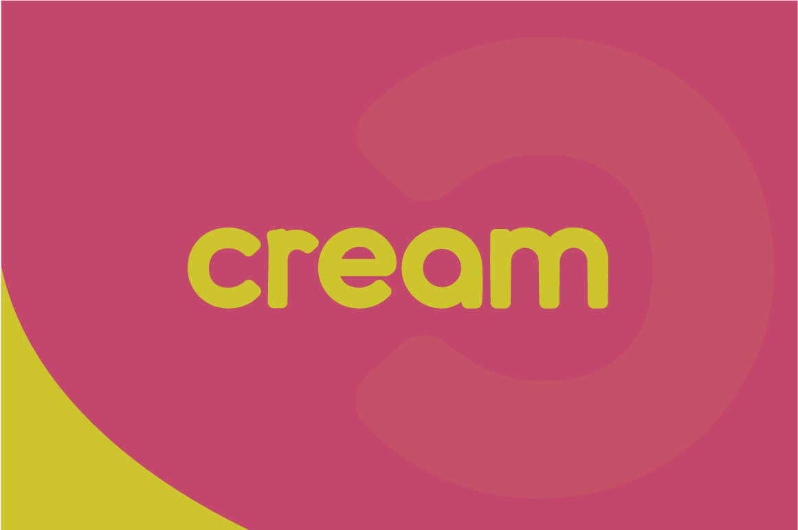 cream - complete font family, a Sans Serif Font by Shaped Fonts