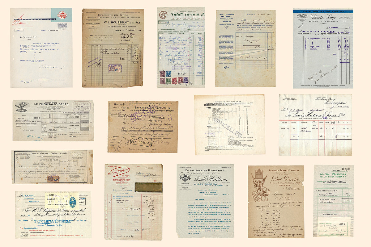 Vintage Ephemera Collection