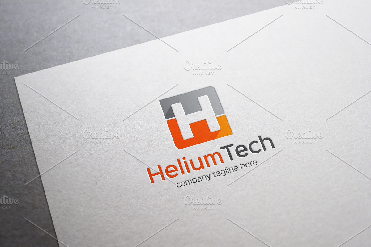 Helium Tech Letter H Logo, a Branding & Logo Template by XpertgraphicD