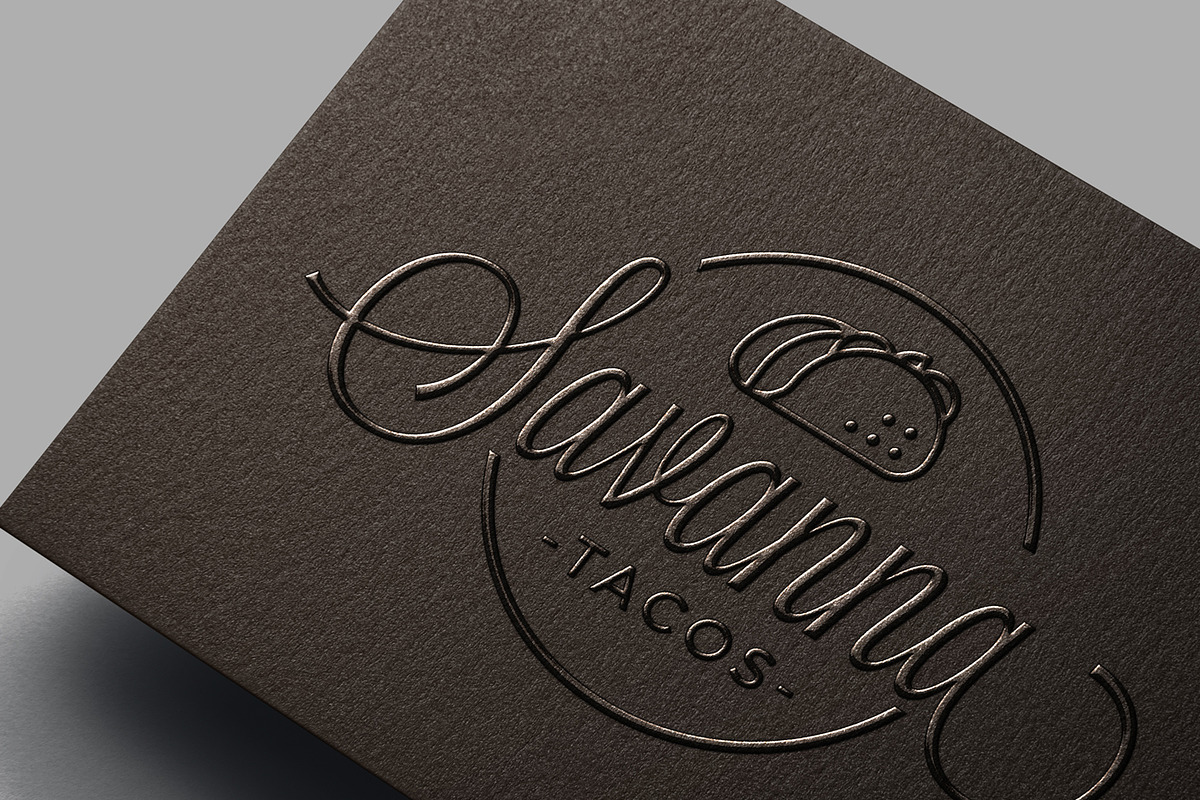 Spot UV Printing Logo Mockup, a Product Mockup by DesignNeutrons