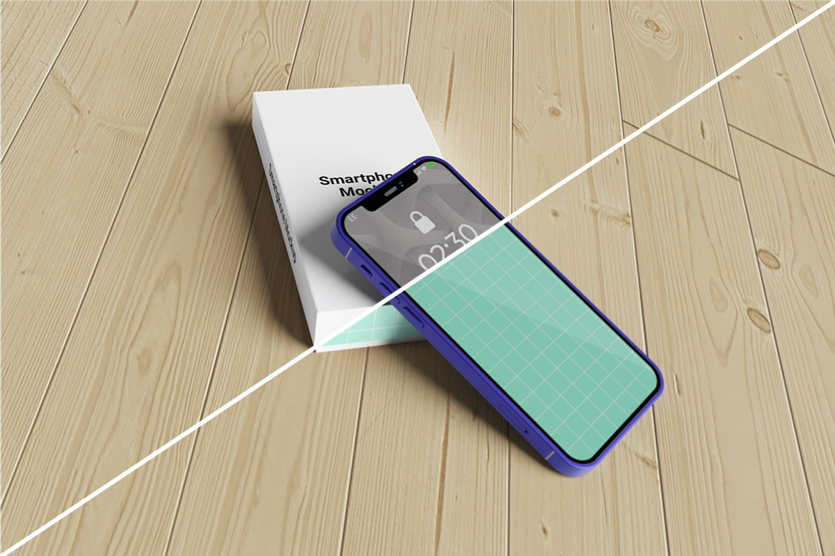 Box & Smartphone Mockup | Creative Market