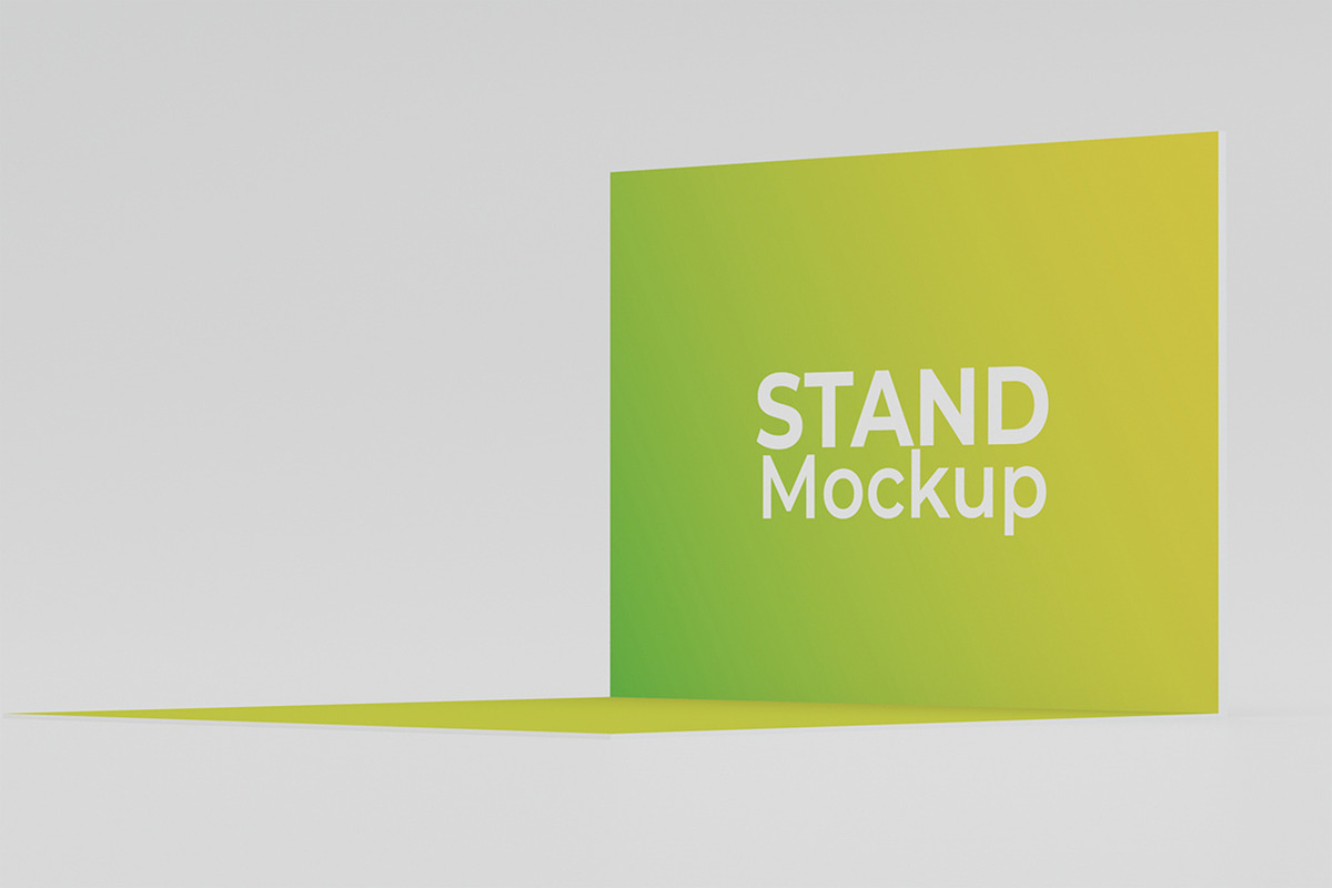 Simple Exhibition Stand Mockup Set