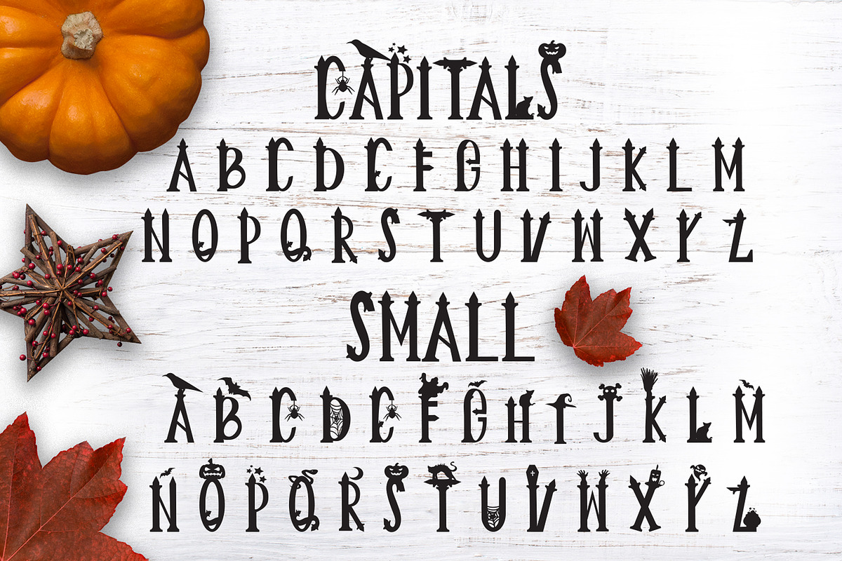 Creepy Halloween Font, a Serif Font by Graphic House Design P.C