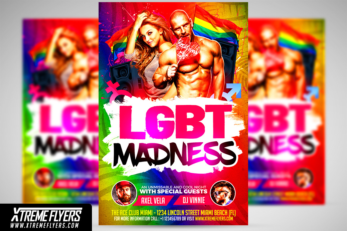 LGBT Flyer Template, a Flyer Template by XtremeFlyers